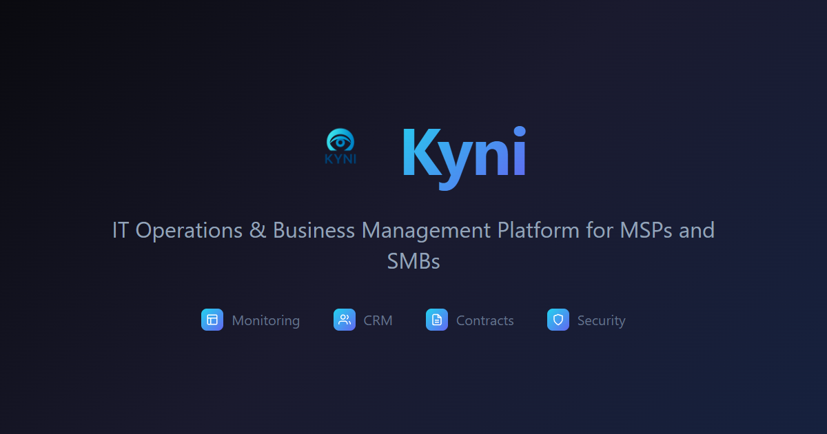 Kyni - IT Operations Platform